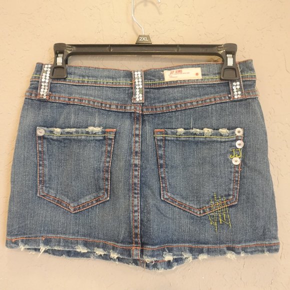 Joy jeans | Skirts | Joy Jeans Small Blue Jeans Skirt | Poshmark